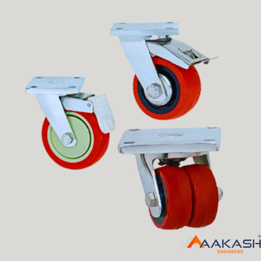 Stainless Steel Caster Wheel - aakash engineers